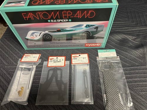 Kyosho 1/12 RC Fantom EP-4WD Racing Car Model Kit 30635 Rare parts and ...