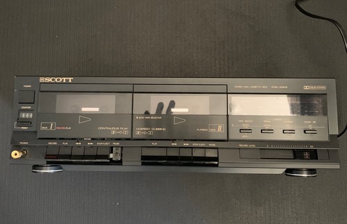 SCOTT STEREO DUAL CASSETTE TAPE PLAYER & RECORDER DECK #DD660 ~ | eBay