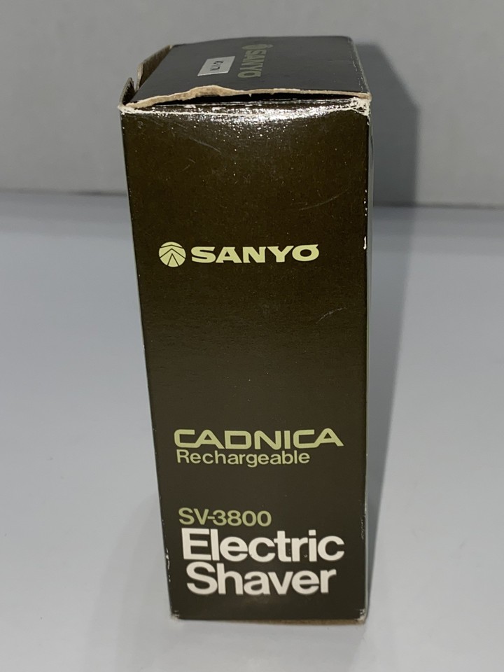 Vintage Sanyo SV-3800 Electric Shaver Rechargeable Razor New In Box ...