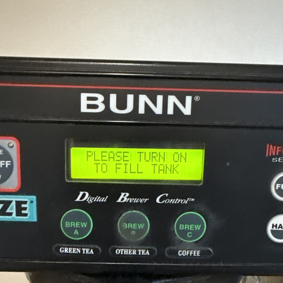 Bunn ITCB-DV 29" TRK W/Tray Tea/Coffee Commercial Brewer Restaurant | eBay
