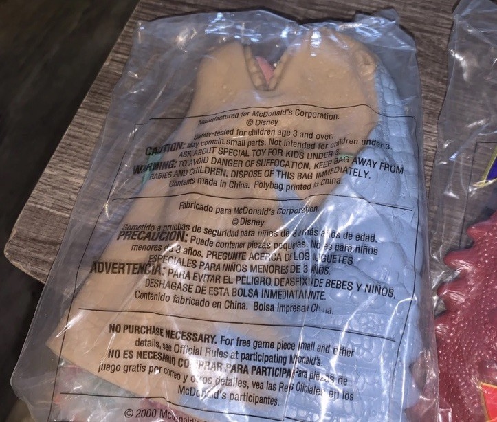 McDonald’s Disney's Dinosaur Movie Hand Puppets 2000 | Aladar Neera ...