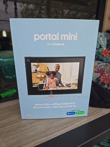 Facebook Portal Mini Smart Video Calling 8" Display with Alexa - Black ...