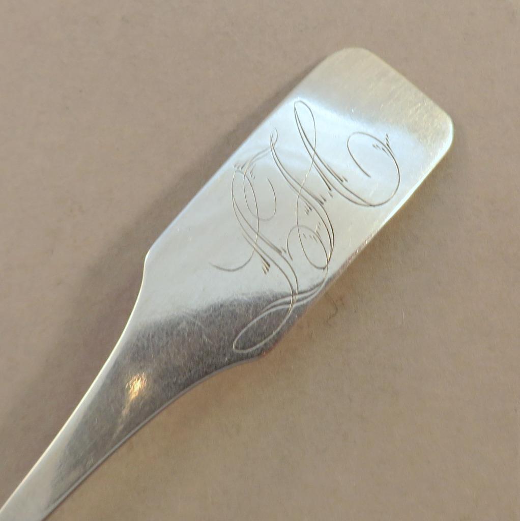 Antique American Coin Silver Spoon Marked SR ? | eBay
