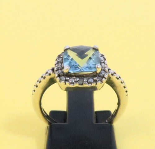 BEAUTIFUL FAS STERLING SILVER TOPAZ RING size 5.75 | eBay