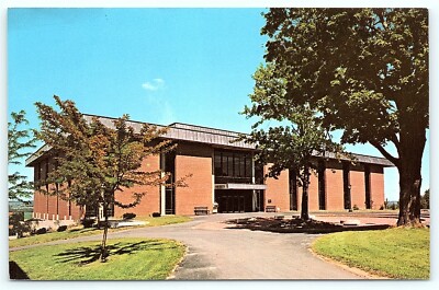 Postcard NY Geneseo Library Geneseo State College B32 | eBay