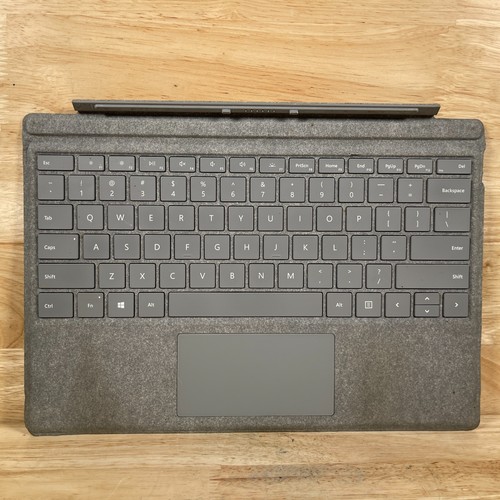 Microsoft 1725 Surface Pro 4 Gray English Standard QWERTY Keyboard ...