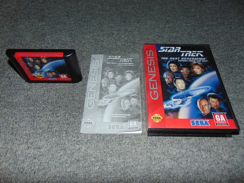 Star Trek Next Generation Echoes from the Past Sega Genesis complete ...