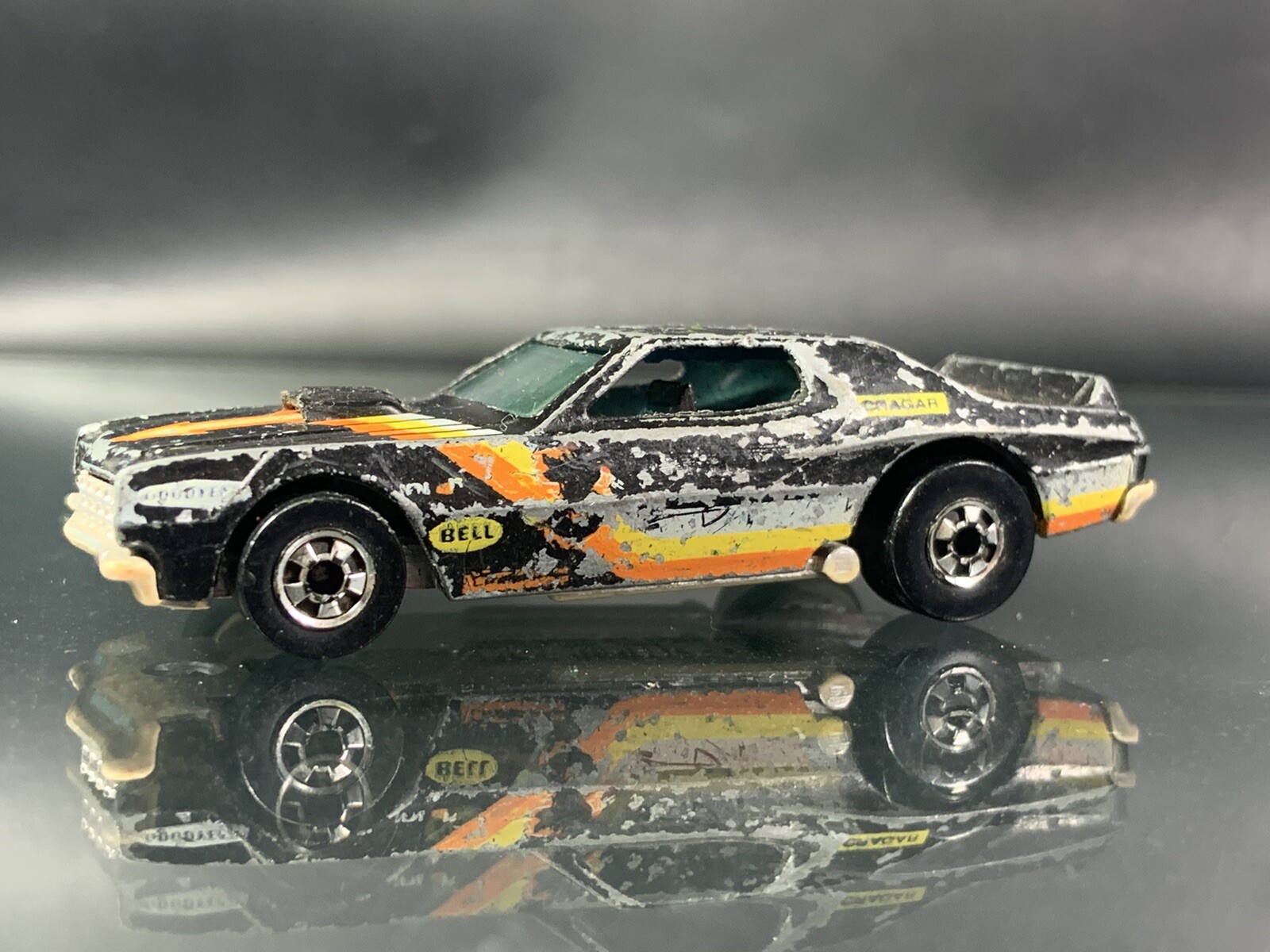 Hot Wheels 1974 Ford Grand Torino Cragar #3 Stock Car Black Hong Kong ...