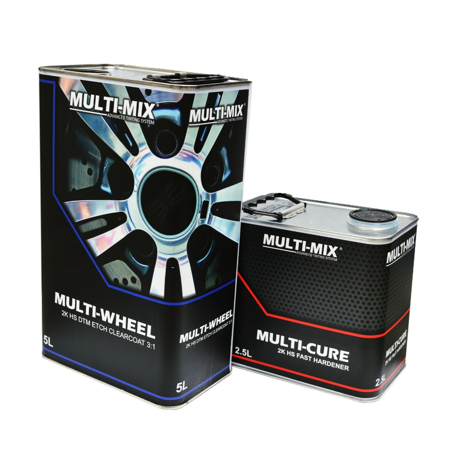 MULTIMIX MULTI WHEEL 2K CLEARCOAT KIT / DIRECT TO METAL / PLASTIC / DTM ...