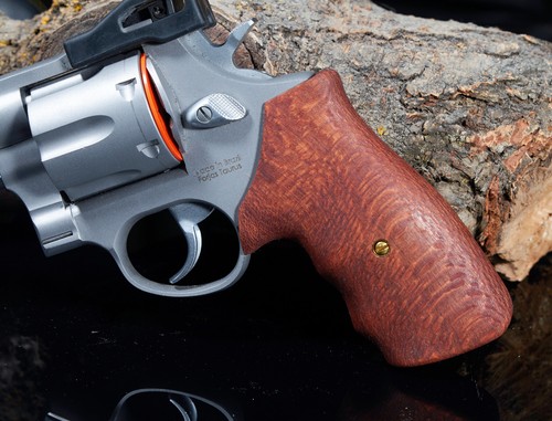 Taurus Medium/Large Frame Revolver Grips, Leopard Wood, Oil Finish | eBay