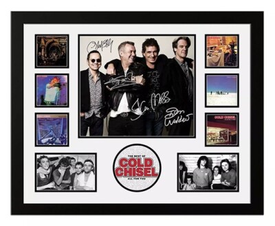 COLD CHISEL JIMMY BARNES SIGNED LIMITED EDITION FRAMED MEMORABILI ...