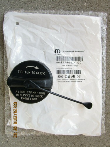 11 - 17 DODGE CHALLENGER 2D COUPE FUEL GAS TANK FILLER CAP WITH TETHER ...