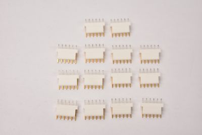 TE Connectivity 3-641215-6 Connector Header VERT 6POS .100 30AU Lot of ...