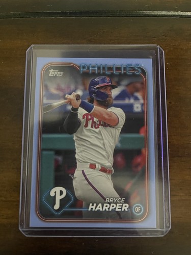 2024 Topps Series 1 - Father's Day Powder Blue #200 Bryce Harper /50 ...