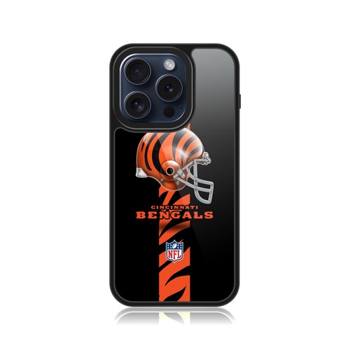 OFFICIAL NFL CINCINNATI BENGALS LOGO GEL ARMOR CASE FOR APPLE iPHONE ...