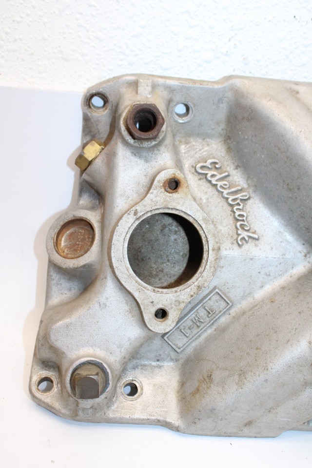 Edelbrock TM-1 Tarantula Aluminum Intake Manifold SB Chevy Nostalgia ...