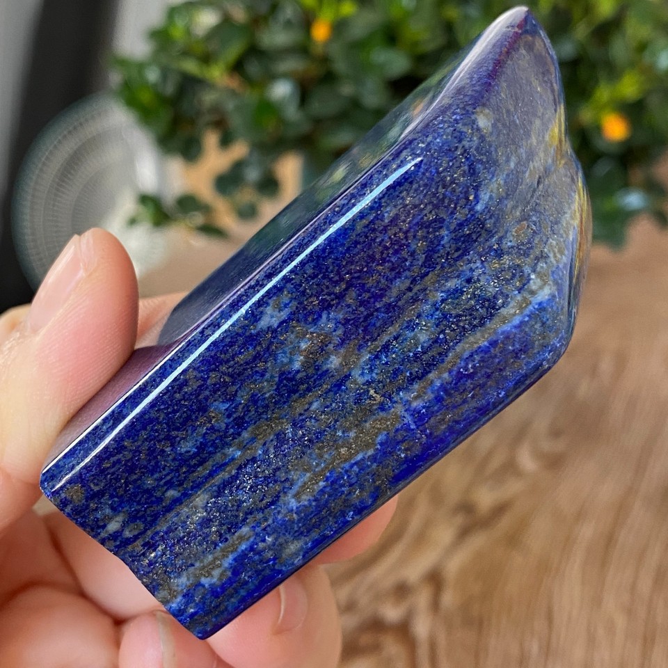 210g Top Natural Lapis Lazuli Quartz Crystal polished reiki Healing ...