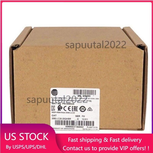 2080-LC20-20QWBR Micro820 20 I/O ENet/IP Controller AB NEW In Box US ...
