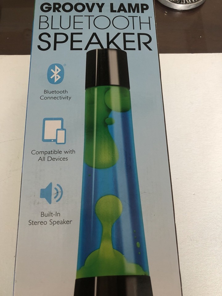 Innovative Technology Groovy Lamp Bluetooth Stereo Speaker, New In Box ...