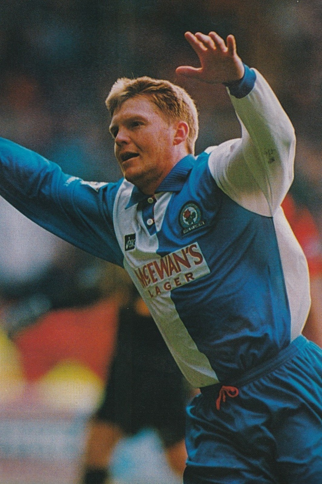 Football Photo>GRAHAM FENTON Blackburn Rovers 1995-96 | eBay