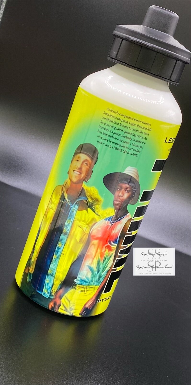 Prime Hydration Lemonade LTD EDITION 600ML Metal Water Bottle | eBay