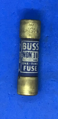 Bussmann NON 10 Amp One-Time Fuses 250 Volts NIB | eBay