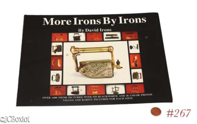 reference book old antique SAD IRONS FLAT CHARCOAL OTHERS David Irons ...