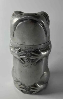 RARE 1977 Arthur Court Designs Frog Canister - Unique Metal Jar ...