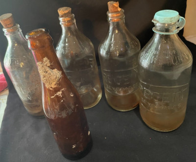 5 Vintage Mavis Chocolate Drink Regent Beverages Pittsburgh Bottles One ...