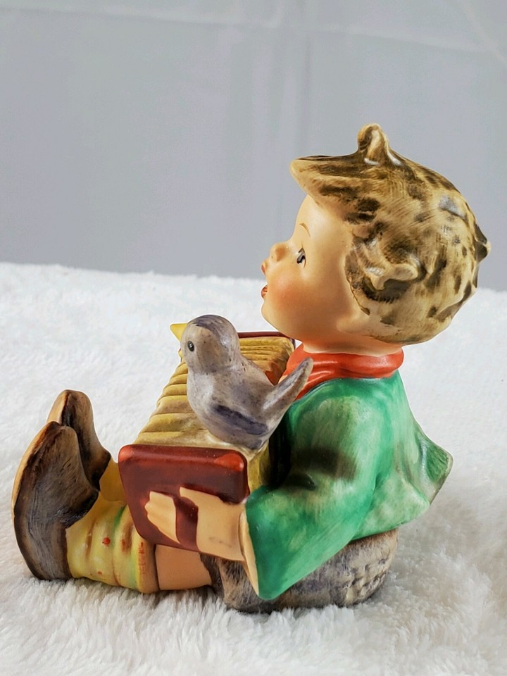 Vintage Hummel Figurine # 110/0 LET'S SING Boy with Accordian Goebel | eBay