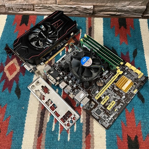 ASUS B85M-G R2.0 mATX Motherboard Combo •i7-4790 •32GB RAM •Radeon ...