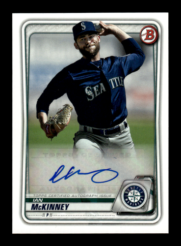 2020 Bowman Prospects Baseball Ian McKinney #PA-IM Prospect Autograph ...