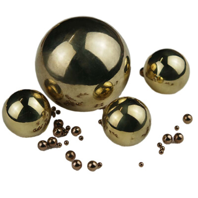 High Precision Pure Brass Copper Balls Spheres 0.9mm - 45mm Solid ...