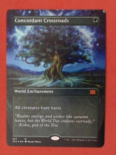 MTG Bling - Foil Showcase (Borderless) - Concordant Crossroads - 2X2 ...