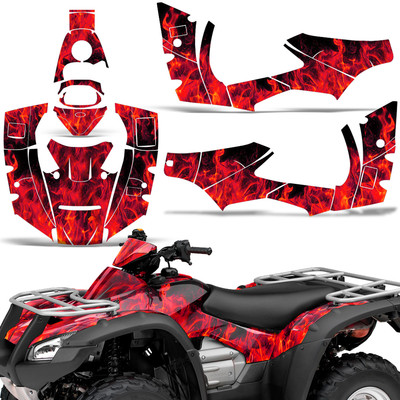 ATV Decal Graphics Kit Quad For Honda TRX680 Rincon 2006-2018ICE R | eBay