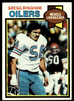 1979 Topps Football Card Gregg Bingham Houston Oilers #67 | eBay