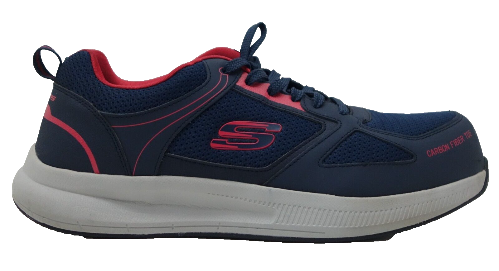 Skechers Mens Navy Pulser SR Carbon Fiber Safety Toe Work Shoes US 13 ...