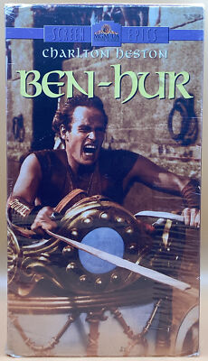 Ben Hur VHS 1959, 1986 2 Tape Set Partial Shrink **Buy 2 Get 1 Free ...