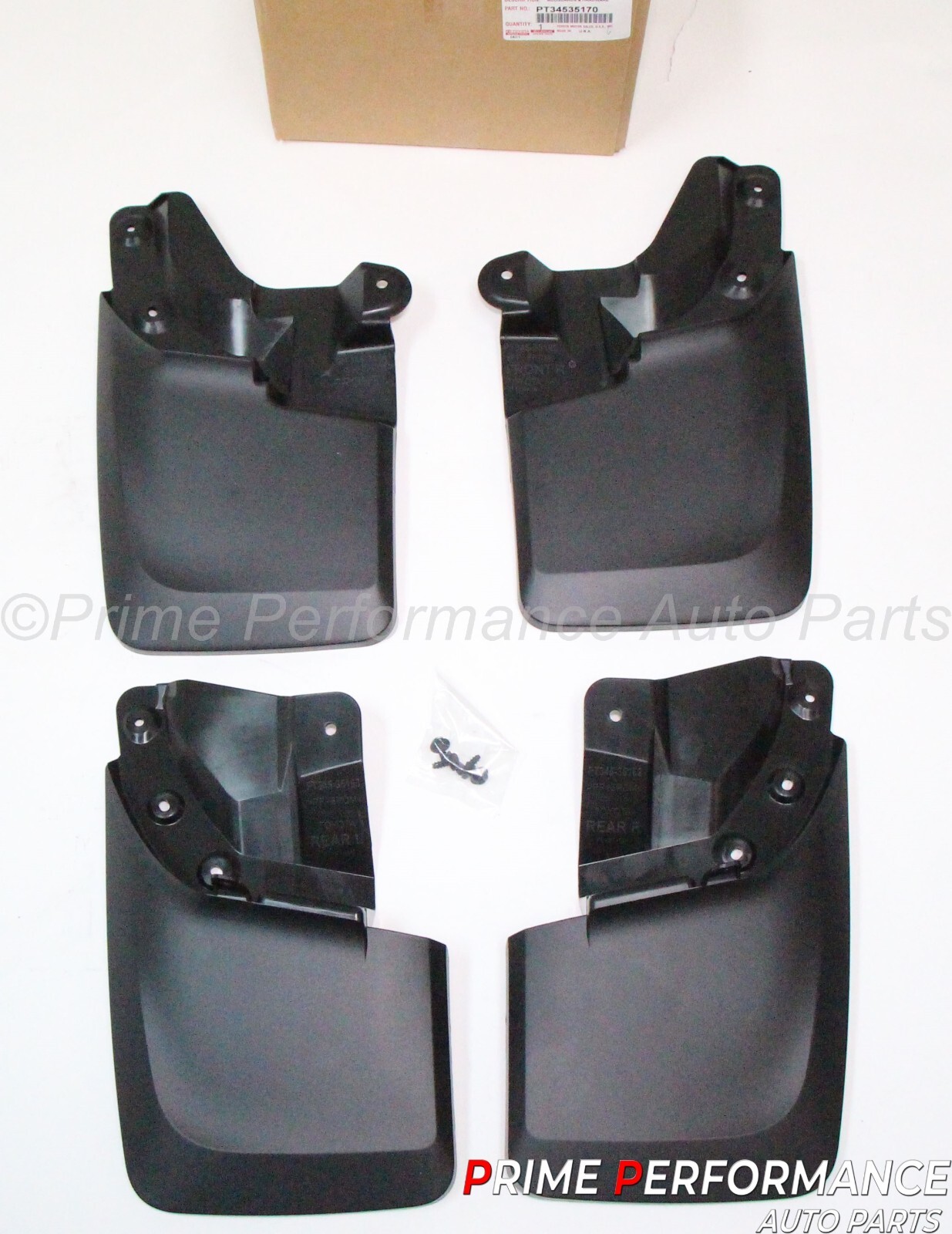 Toyota Tacoma 2016 -2023 W/Factory Flares Genuine Mudguard Set of 4 ...