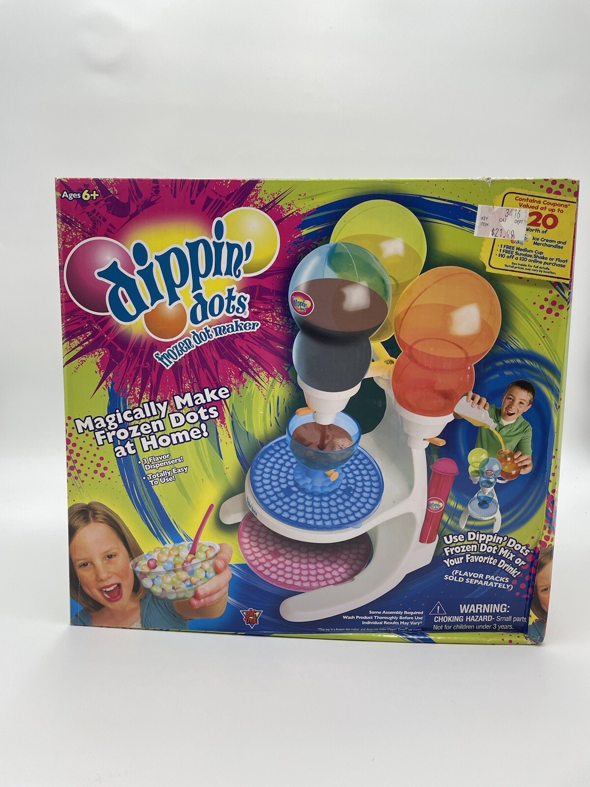 NEW Dippin' Dots Dipping Dots Frozen Dot Maker Set Brand Retired | eBay