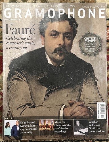 GRAMOPHONE MAGAZINE December 2024 Faure Best Classical Music Reviews | eBay