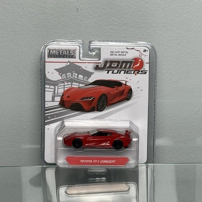 JADA METALS DIE CAST JDM TUNERS TOYOTA FT-1 CONCEPT 1/64 RED *GR SUPRA ...