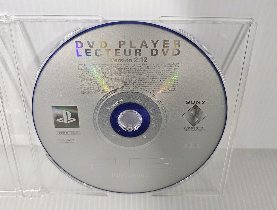 Sony PlayStation 2 PS2 DVD Player Lecteur DVD Version 2.12 | eBay