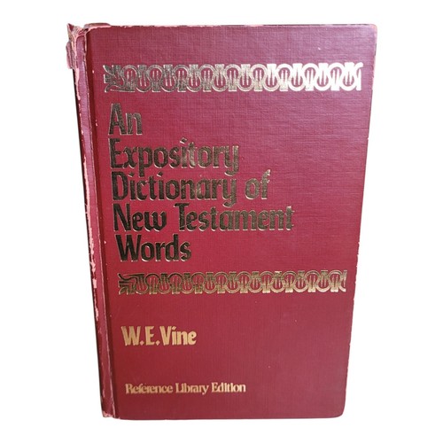 W. E. Vine An Expository Dictionary Of New Testament Words Vintage 1966 ...