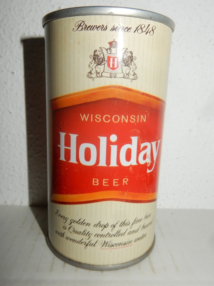 Wisconsin HOLIDAY Beer Steel Pull Tab can (355ml) | eBay