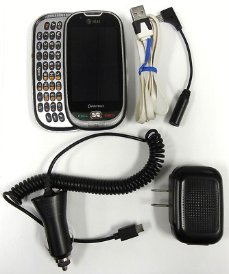 Pantech Ease P2020 - Blue and Silver ( AT&T ) Cellular Slider Phone ...