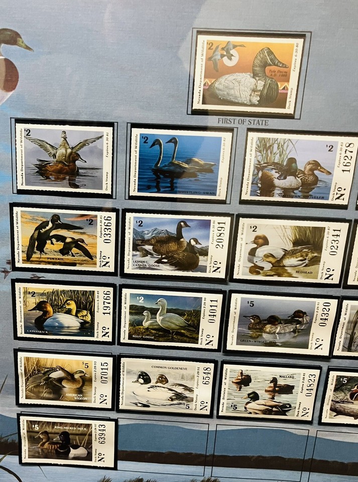 RARE Mel Mathewson Signed / Numbered Print Duck Stamp Collection | eBay