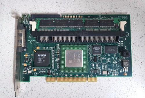 Genuine Adaptec 2100S PCI SCSI Ultra 160 RAID Controller Card + 32MB ...