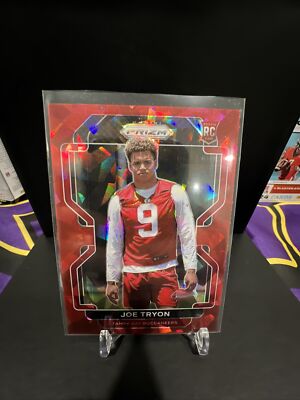 Joe Tryon 2021 Prizm Football Red Cracked Ice Parallel Bucs #381 | eBay