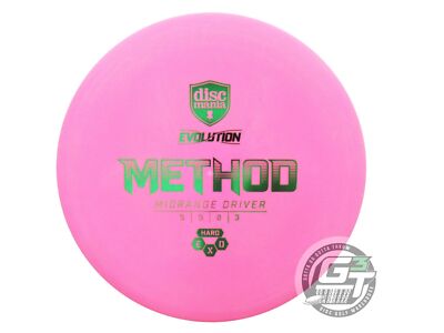 NEW DiscMania Evolution EXO Hard Method 173g Pink Green Foil Midrange Golf Disc | eBay